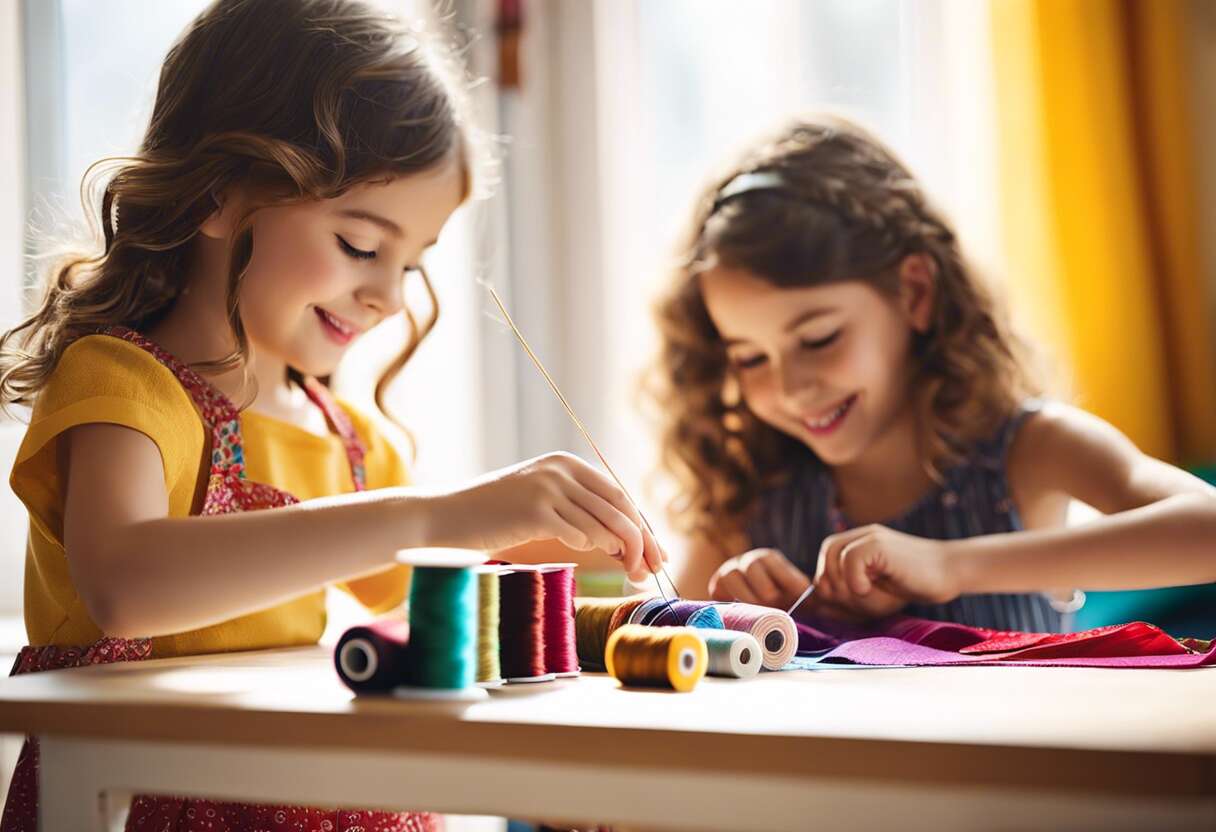 Apprendre à coudre avec les enfants : guide pratique