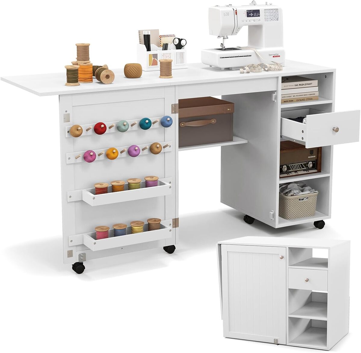 Test de la table pliante Giantex : modularité et praticité pour vos ...