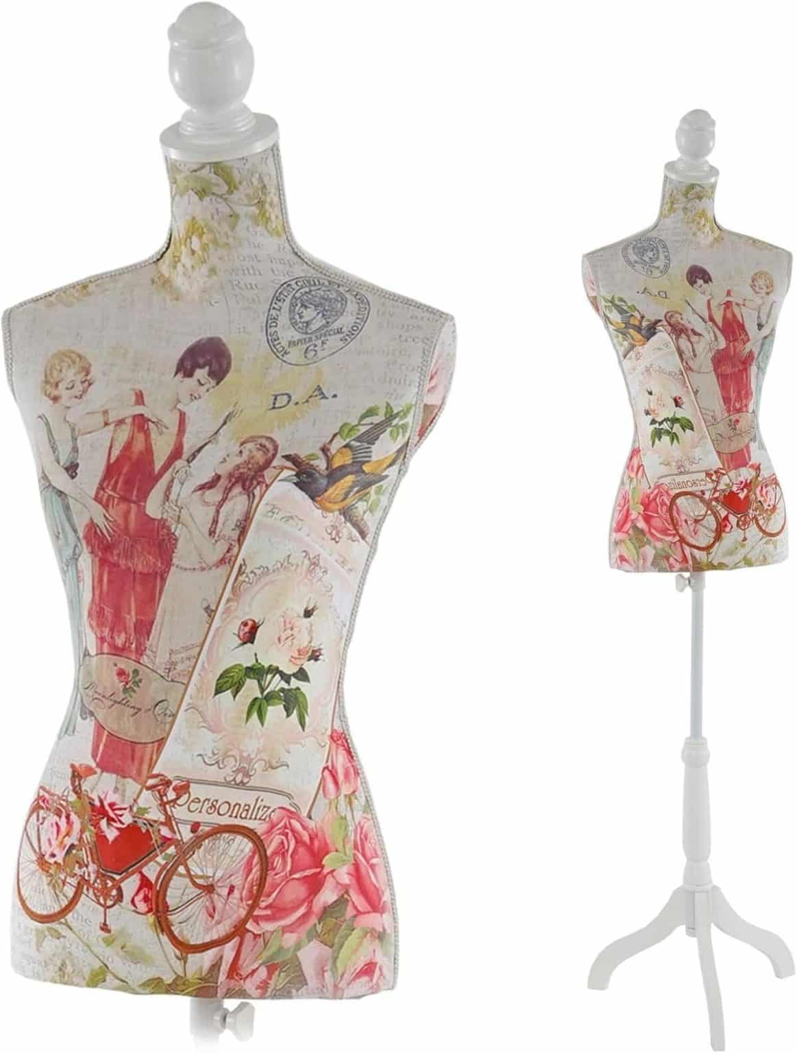 Test mannequin couture T222 : buste féminin de tailleur en fibre de verre
